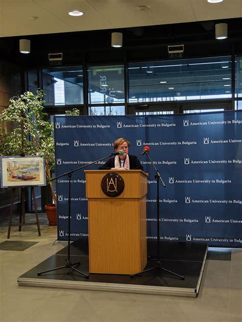 Бяхме гости на American University In Bulgaria който Фондацията подкрепя от много години