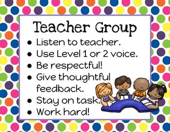 Classroom Procedure Posters Bright Colors By Classy Cassie TpT