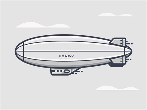 N Class Blimp By Scott Tusk On Dribbble