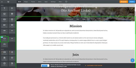 how to make a one page smooth scrolling navigation without anchor links in your weebly site