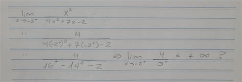 [12th Grade Calculus Limits] Why Does This Limit Equals To ∞ R