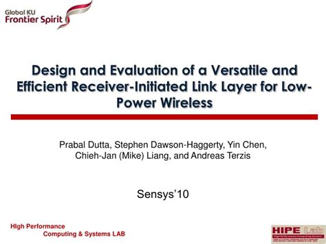 Ppt High Performance Computing And Systems Lab Powerpoint Presentation Id4157715