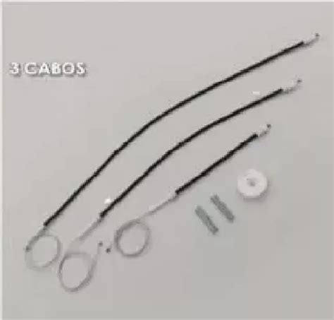 Kit Reparo Maquina Vidro Eletr 4pts Dian Gol G3 G4 3 Cabos MercadoLivre