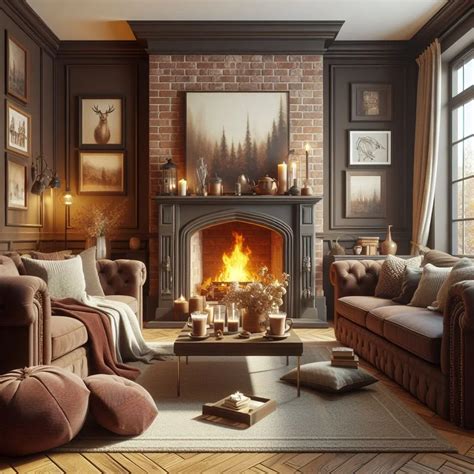 Warm Brown Living Room Ideas