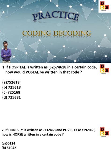 Coding Decoding Practice Pdf
