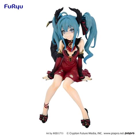Hatsune Miku Hatsune Miku Villain Red Color Noodle Stopper Figurky A