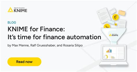 KNIME For Finance It S Time For Finance Automation KNIME