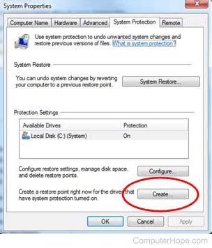 How To Create A Windows Restore Point SkinPack