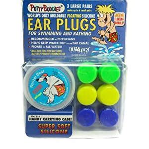 3 Pair Pack Of Putty Buddies Floating Formula Soft Silicone Ear Plugs