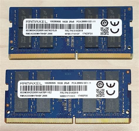 RAM SODIMM DDR4 32Gb 16Gb PC4 2666V 3200 Samsung Micron Hynix Ramaxel ...