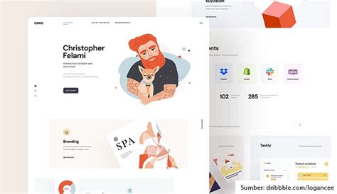 25 Contoh Website Portofolio Desain Grafis Terbaik Dan Tips Membuatnya