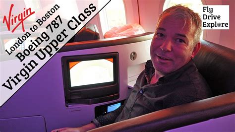 Virgin Atlantic Upper Class London Heathrow To Boston Youtube