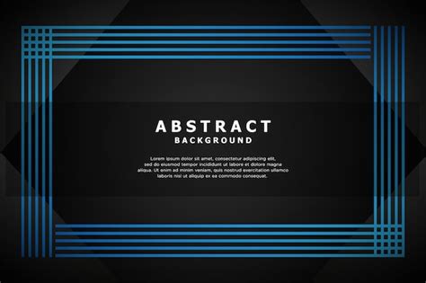 Premium Vector Modern Abstract Lines Background Vector Black Abstract
