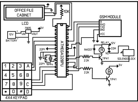 Circuit Diagram Of The Password Base Office File Cabinet Download