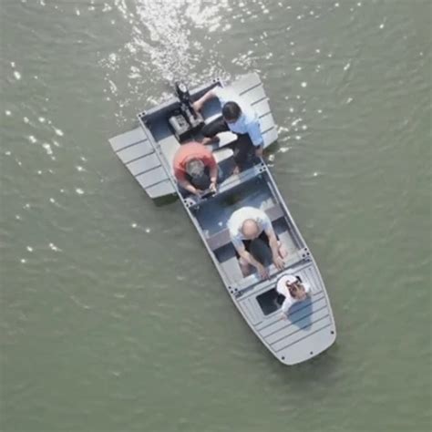 33m Pe Plastic Boat 3 Parts Fishing Boats Folding Boat Plastic Boat