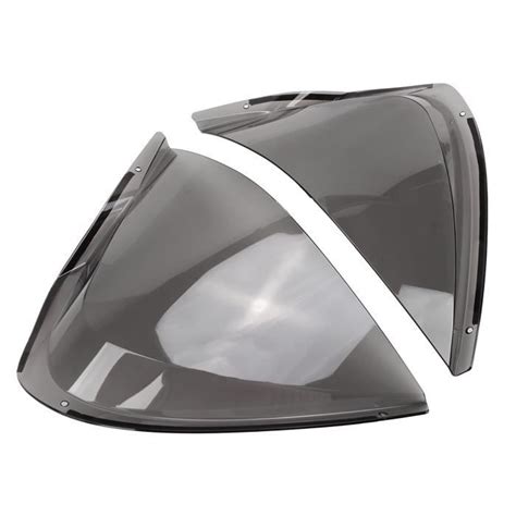 Akozon Déflecteur de vent de jambe de moto Remplacement de pare brise