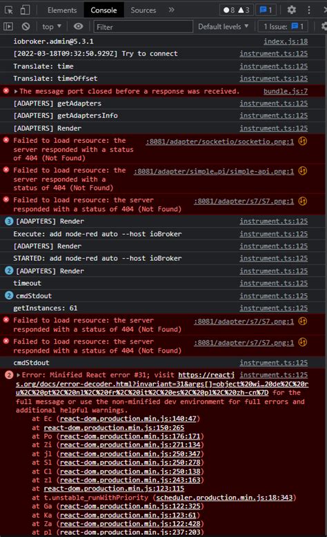 Iobroker Benutzer Error In Gui
