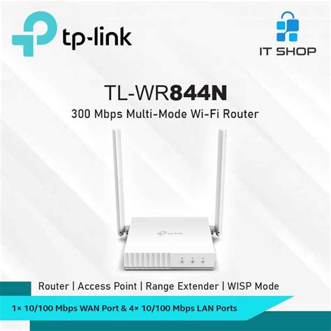 Jual Tp Link Tl Wr844n 300 Mbps Multi Mode Wi Fi Router Di Seller It Shop Official Store Mojo