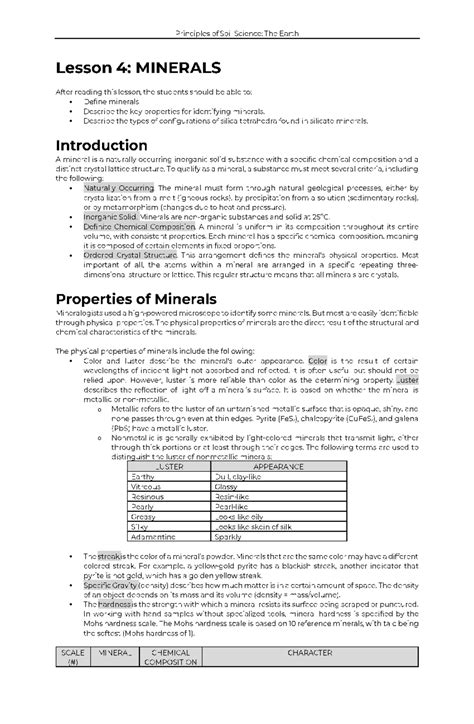 Soils 101 Chapter 2 Lesson 4 Civil Engineering O O O O O O O O O O