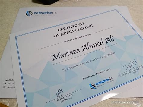 Murtaza Ahmed Ali On Linkedin Grateful Professionaldevelopment Appreciation Opportunity