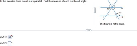Solved In This Exercise Lines M And N Are Parallel Find Chegg