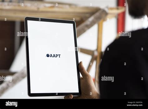 Dhaka Bangladesh 18 Jan 2025 Aapt Logo Is Displyed On Ipad Aapt Is