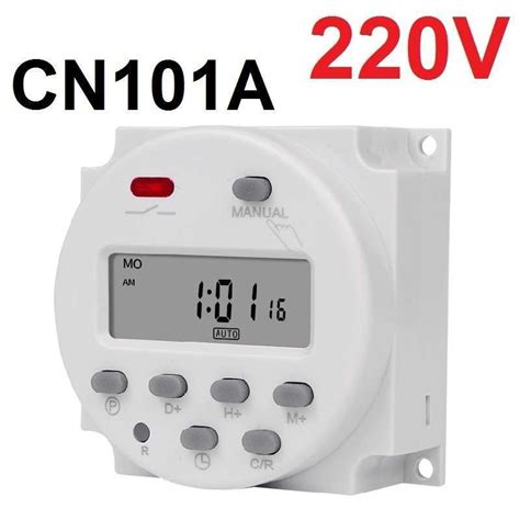 jual timer switch digital time delay relay 220v 12v cn101a untuk lampu