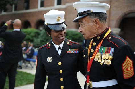 A Us Marine Corps Master Gunnery Sergeant Left Nara And Dvids