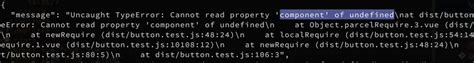 Vue Component Of Undefined
