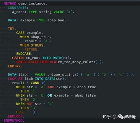 abap development tool 代码模板和其他一些实用技巧汇总 知乎