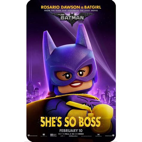 Batman Lego Batgirl Movie Poster Fridge Magnet