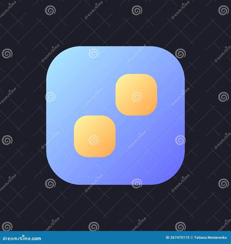 Pixelated Transition Effect Linear Ui Icon Vector Illustration