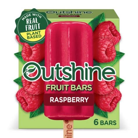 Outshine® Raspberry Fruit Bars 6 Ct Ralphs
