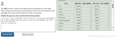 使用sql数据库进行数据分析sql数据分析 Csdn博客