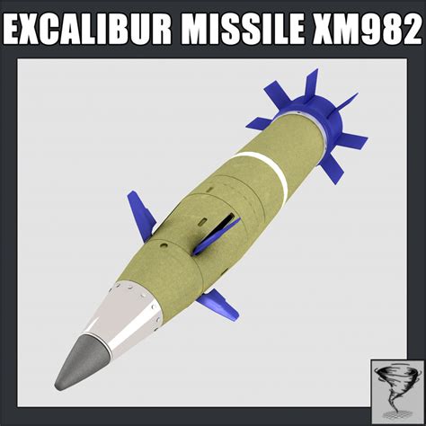 Excalibur Missile Xm 982 3d Model