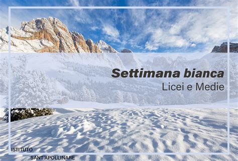 Settimana Bianca 2023 Istituto Pontificio Paritario Santapollinare