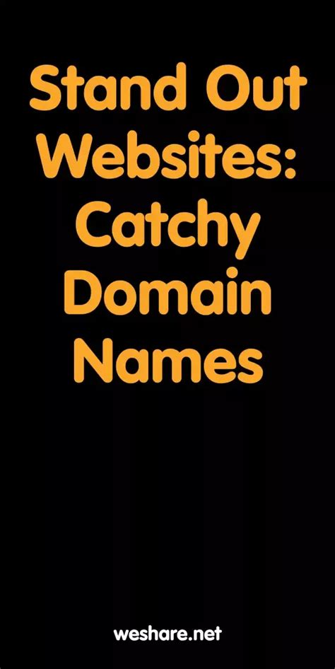Catchy Names Artofit