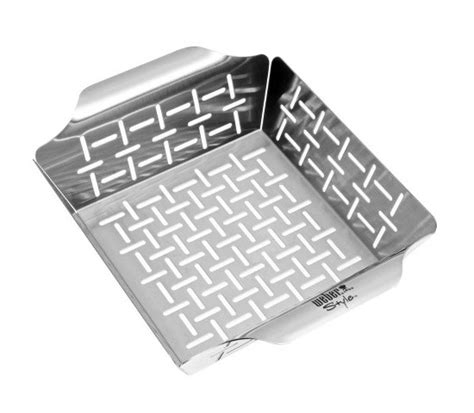 Weber Stainless Steel Large Vegetable Basket 6434 Bbq Equipment