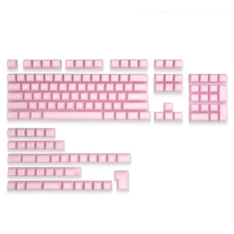 Xvx หยกสีชมพูโปร ่ งแสง Series 142 Key Sa Profile Double Shot Pbt Keycap Set 4 สี Shopee
