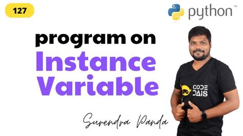Surendra Kumar Panda On Linkedin 🙋‍♂️ Program On Instance Variable