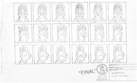 Alf The Animated Series 1987 89 Model Sheets Turnarounds