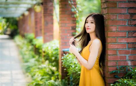 Wallpaper Girl Asian Cutie Bokeh For Mobile And Desktop Section