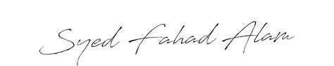 86 Syed Fahad Alam Name Signature Style Ideas Get Autograph