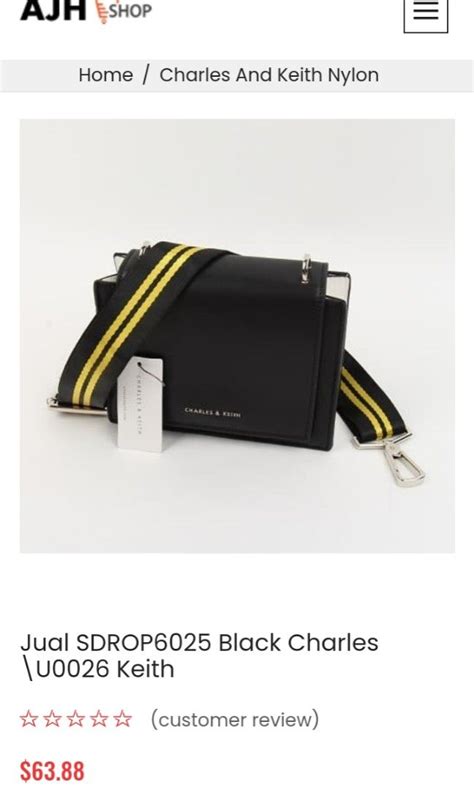 Charles Keith Sling Bag Women S Fashion Bags Wallets Cross Body Bags On Carousell