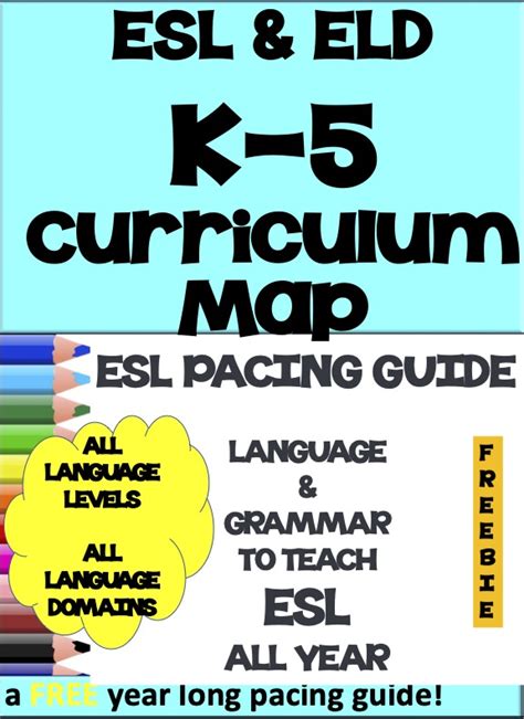 Free Esl Curriculum Map To Simplify Lesson Planning Fun To Teach
