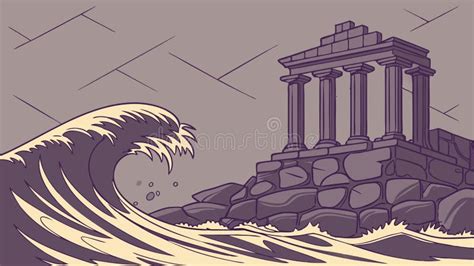 Massive Ancient Wave Stock Illustrations 105 Massive Ancient Wave