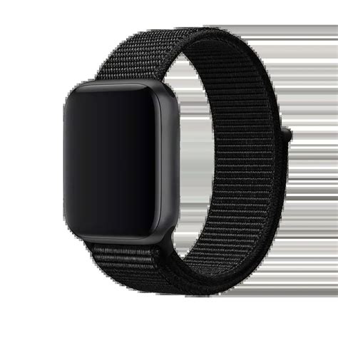 Nylon Apple Watch Strap Black Caseface
