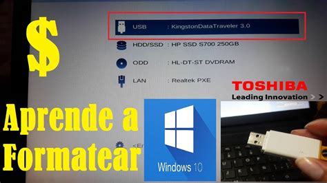 FORMATEAR PC Con USB WINDOWS 10 Completo Paso A Paso YouTube