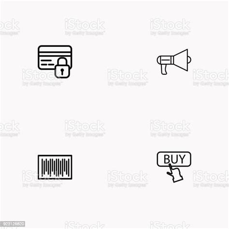전자상거래 라인 아이콘 세트 가격에 대한 스톡 벡터 아트 및 기타 이미지 가격 가격 리스트 가방 Istock
