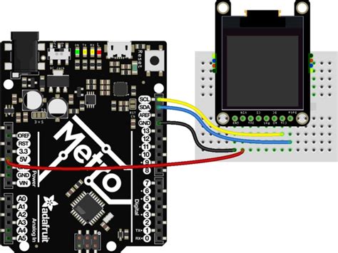 Arduino Adafruit Monochrome 1 12 128x128 Oled Graphic Display Adafruit Learning System